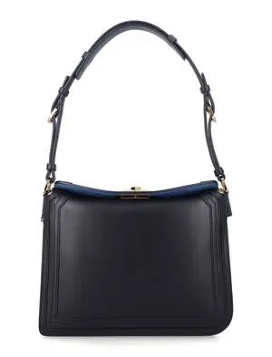 LANVIN Mini Bag With Clasp Closure - Nero