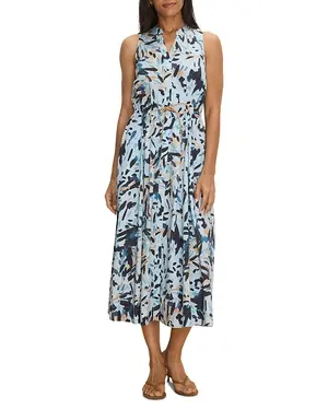 NIC+ZOE Garden Shade Sienna Dress - Blue Multi