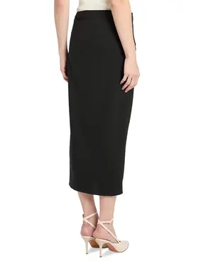 Marella Draped Wool Blend Skirt