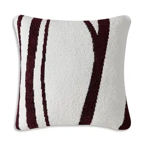 SUNDAY CITIZEN Cloud Silque Woodland Throw Pillow, 20 X 20 White/fig