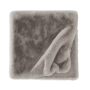 SUNDAY CITIZEN Faux Fur Bed Runner - Grey