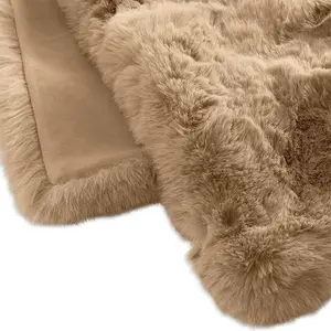 SUNDAY CITIZEN Faux Fur Bed Runner - Tan