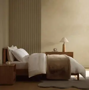 SUNDAY CITIZEN Faux Fur Bed Runner - Tan