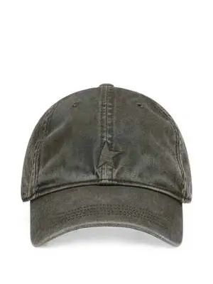 GOLDEN GOOSE Embroidered Cotton Baseball Cap - Verde