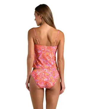SUNSHINE 79 Paisley Print Tankini With Ring Detail