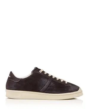 JIL SANDER Leather Lace-up Sneakers - Magnet