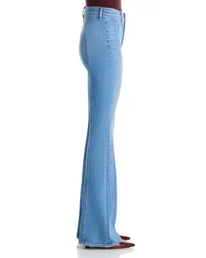 Veronica Beard Beverly High Rise Skinny Flare Leg Jeans - Sneak Peek