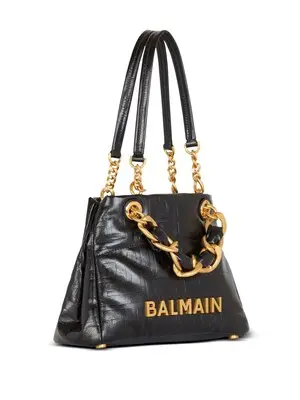 Balmain 1945 Small Leather Tote