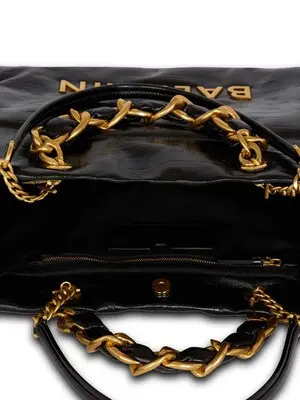Balmain 1945 Leather Tote Bag