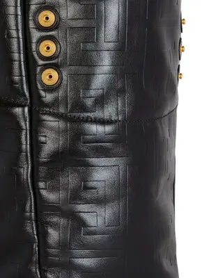 Balmain 1945 Leather Tote Bag