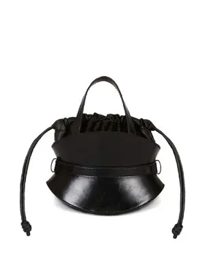 Balmain Shuffle Mini Leather Shoulder Bag