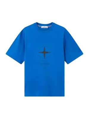 Stone Island Logo T-shirt - Blue