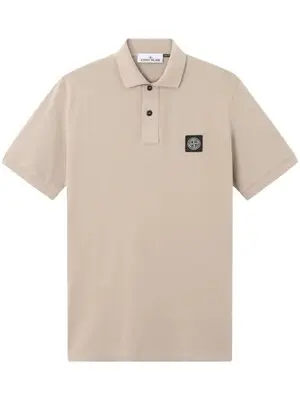 Stone Island Logo Polo Shirt