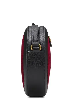 Gucci Gg Velvet Ophidia Round Shoulder Bag
