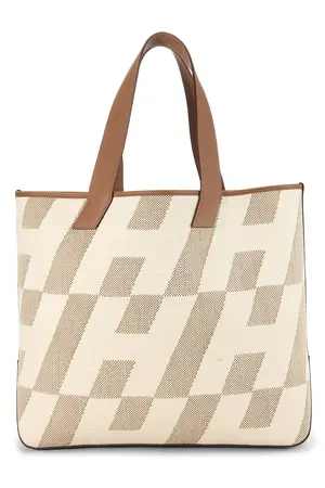 Hermès Cabas H En Biais Tote 40 - Beige