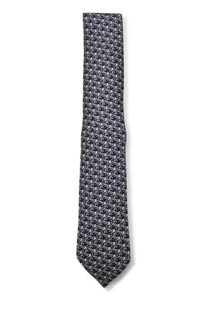 Hermès Unicorn Print Tie - Purple