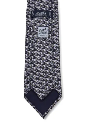 Hermès Unicorn Print Tie