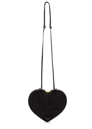 Alaïa Le Coeur Suede And Leather Cross-body Bag