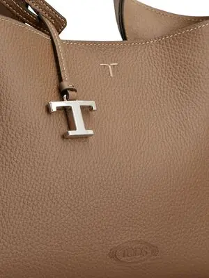 TOD'S Flat Handle Leather Small Bag