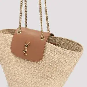 Saint Laurent Raffia Manon Bag