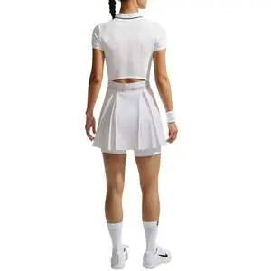 Nike Court Slam Dri-fit Dress With Vertical Stripes
