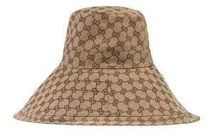 Gucci Gg Canvas Wide Brim Hat