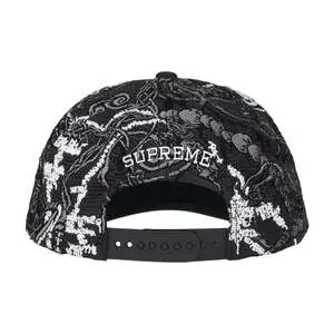 Supreme Embroidered Mesh Back 6-panel Cap