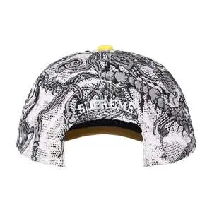Supreme Ss26 Wombat Embroidered Mesh Back 6-panel Cap - Yellow