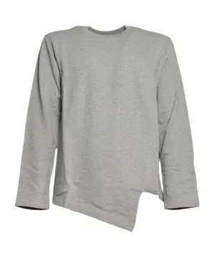Comme Des Garçons Crew Neck Long-sleeved T-shirt - Gray