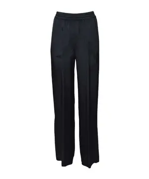Aspesi Elasticated Waistband Satin Trousers