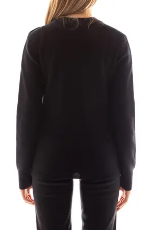 Rabanne Long Sleeved Crewneck Knitted Jumper