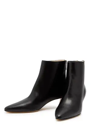 Gabriela Hearst Clayton 50 Leather Ankle Boots