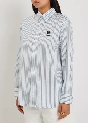 Polo Ralph Lauren Striped Embroidered Cotton Shirt