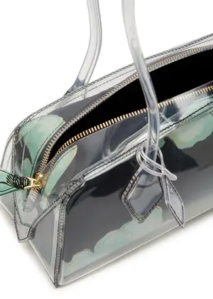 Alaïa Le Teckel Medium Floral Pvc Shoulder Bag