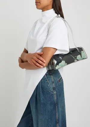 Alaïa Le Teckel Medium Floral Pvc Shoulder Bag
