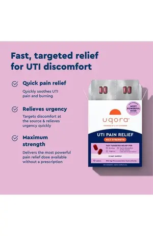 UQORA Ututi Pain Relief Phenazopyridine Hcl Tablets