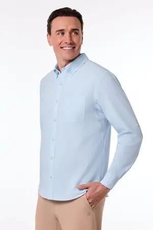 Coolibar Aricia Long Sleeve Shirt - Light Blue