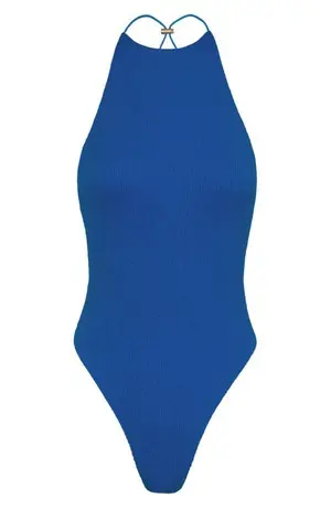 VIX PAULA HERMANNY Pixie High Neck One-piece Swimsuit