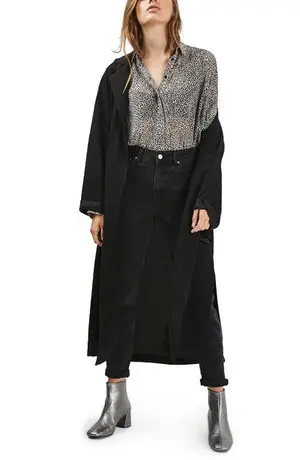 Topshop Star Sheer Shirt