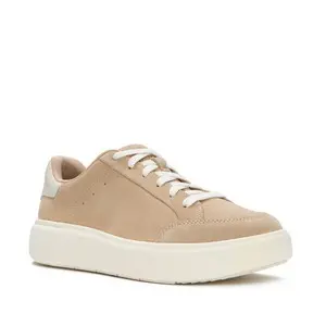 Fitflop Rtg Suede Snake Lace Up Sneakers - Hazelnut