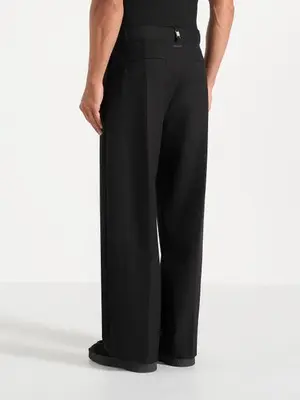 Manière De Voir Loic Wide Leg Tailored Trousers With Belt