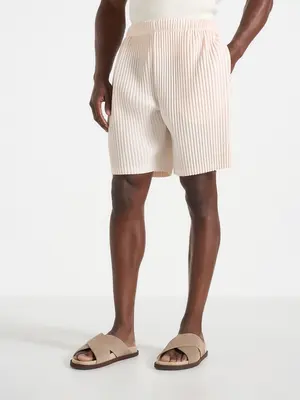 Manière De Voir Drew Pleated Shorts - Cream