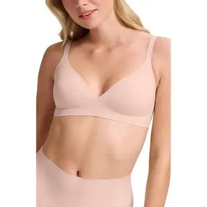 SIELLA No-show Triangle Seamless Bra - Barely Pink