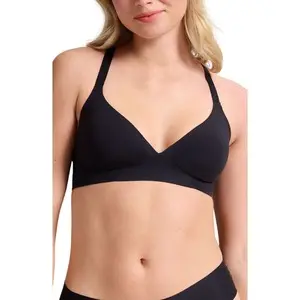 SIELLA No-show Triangle Seamless Bra - Black