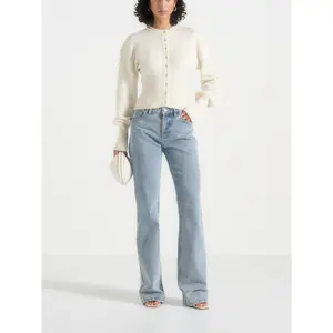 Manière De Voir Maniere De Voir Knitted Cinched Waist Cardigan - Cream