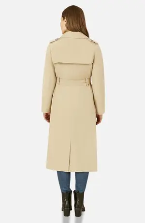 YUMI Belted Trench Coat