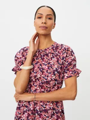 MASAI COPENHAGEN Manorenthis Floral Midi Dress