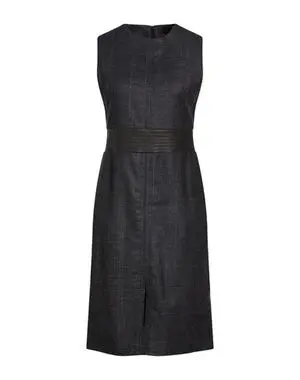 MOORER Midi Dress Size Wool, Polyester, Cotton, Polyamide, Cashmere - Black