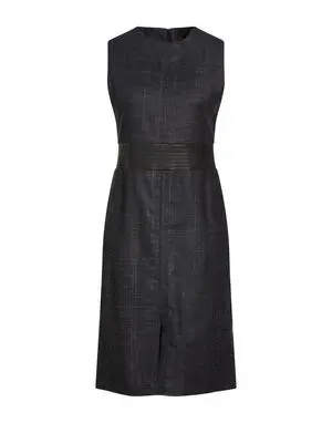 MOORER Midi Dress In Wool, Polyester, Cotton, Polyamide, And Cashmere