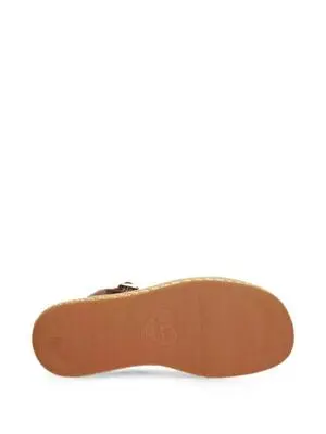 Moschino Heart-plaque Platform Sandals